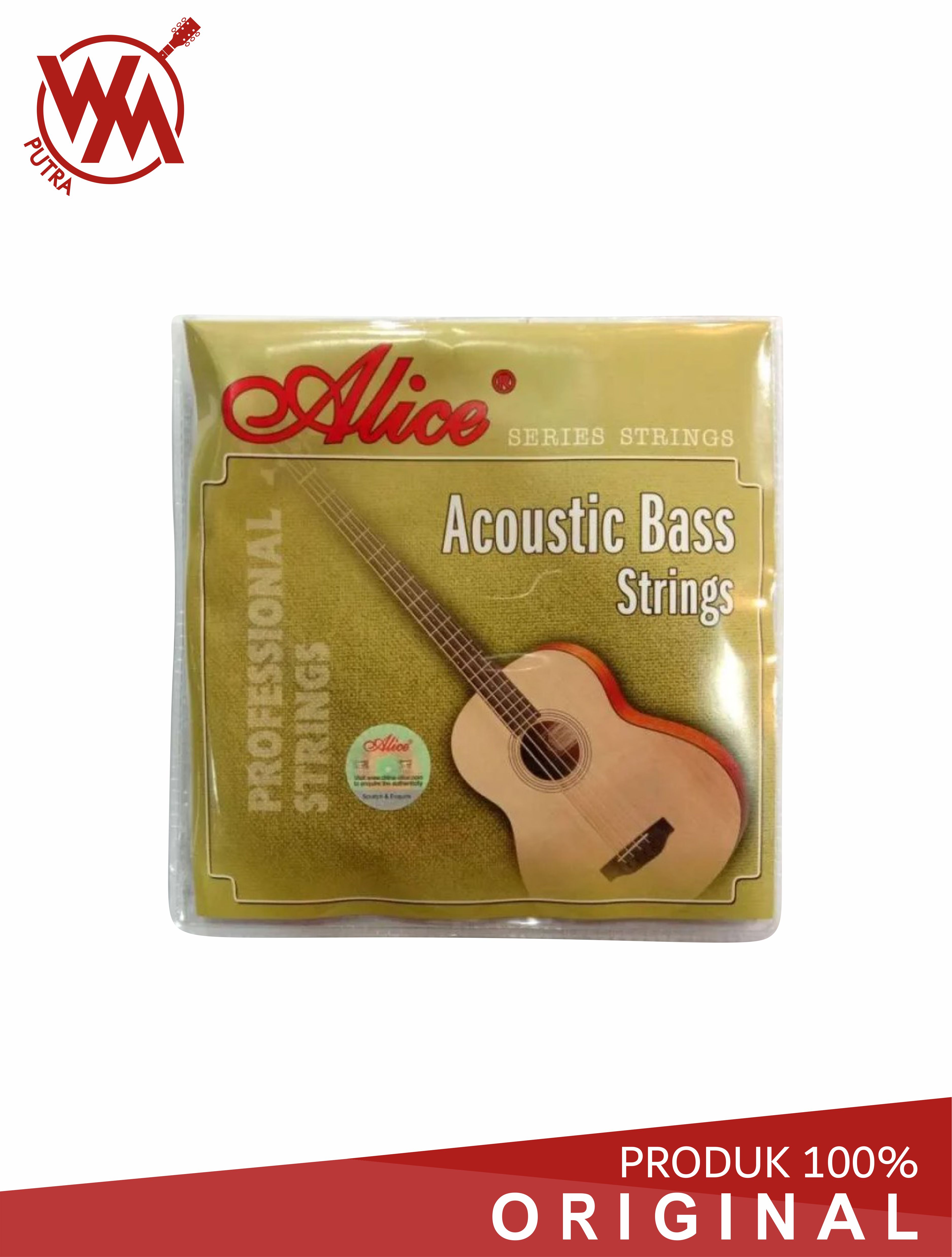 Alice Senar Bass Akustik / Acoustic Bass Strings A616L Steel Core SET 4 ...