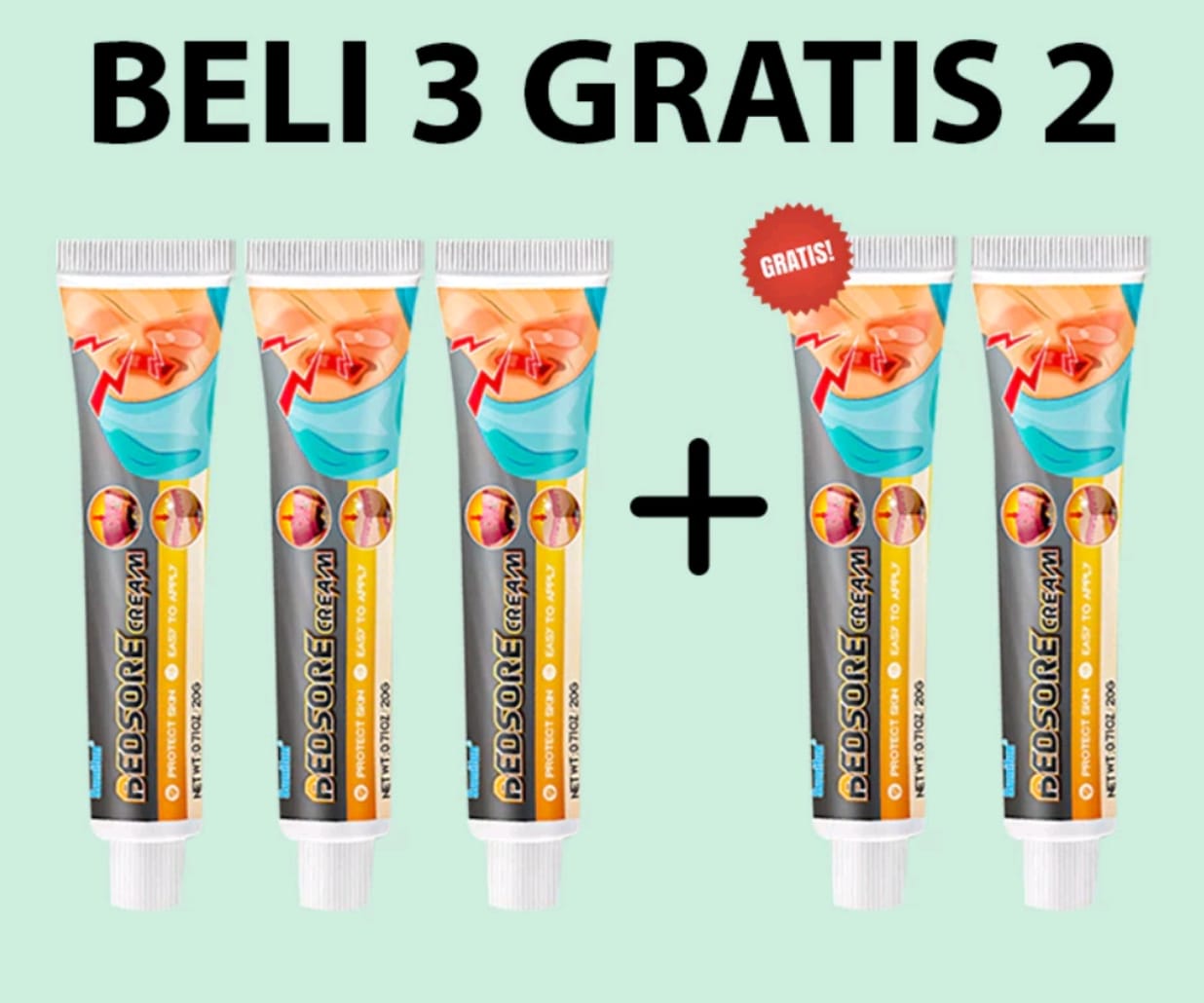 BEDSORE CREAM Salep Luka Diabetes 20G Krim luka baring, Luka Vulnus ...