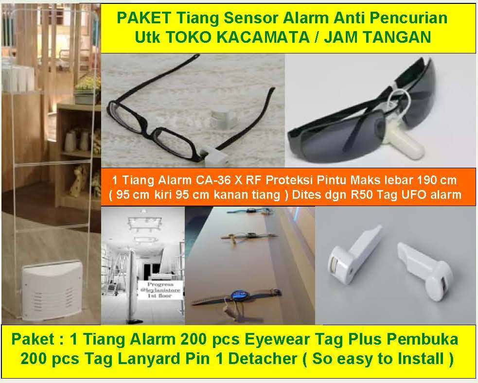 Paket Alarm Toko Lengkap EAS Sensormatic security RF CA-36 X untuk ...