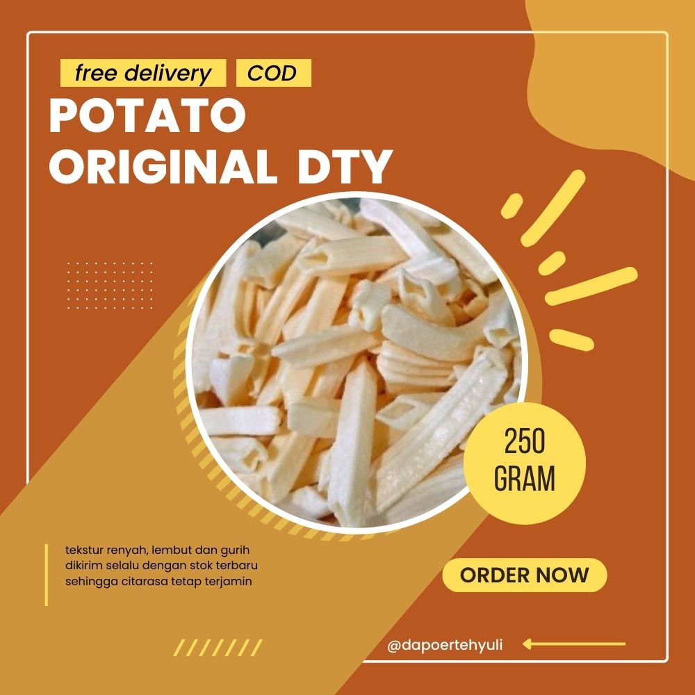 Snack Potato Original DTY - Snack Kiloan - Snack Cemilan - 1 Kg ...