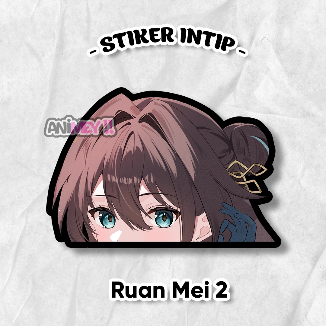 Stiker Intip Ruan Mei Honkai Star Rail / Sticker Anime Waterproof ...