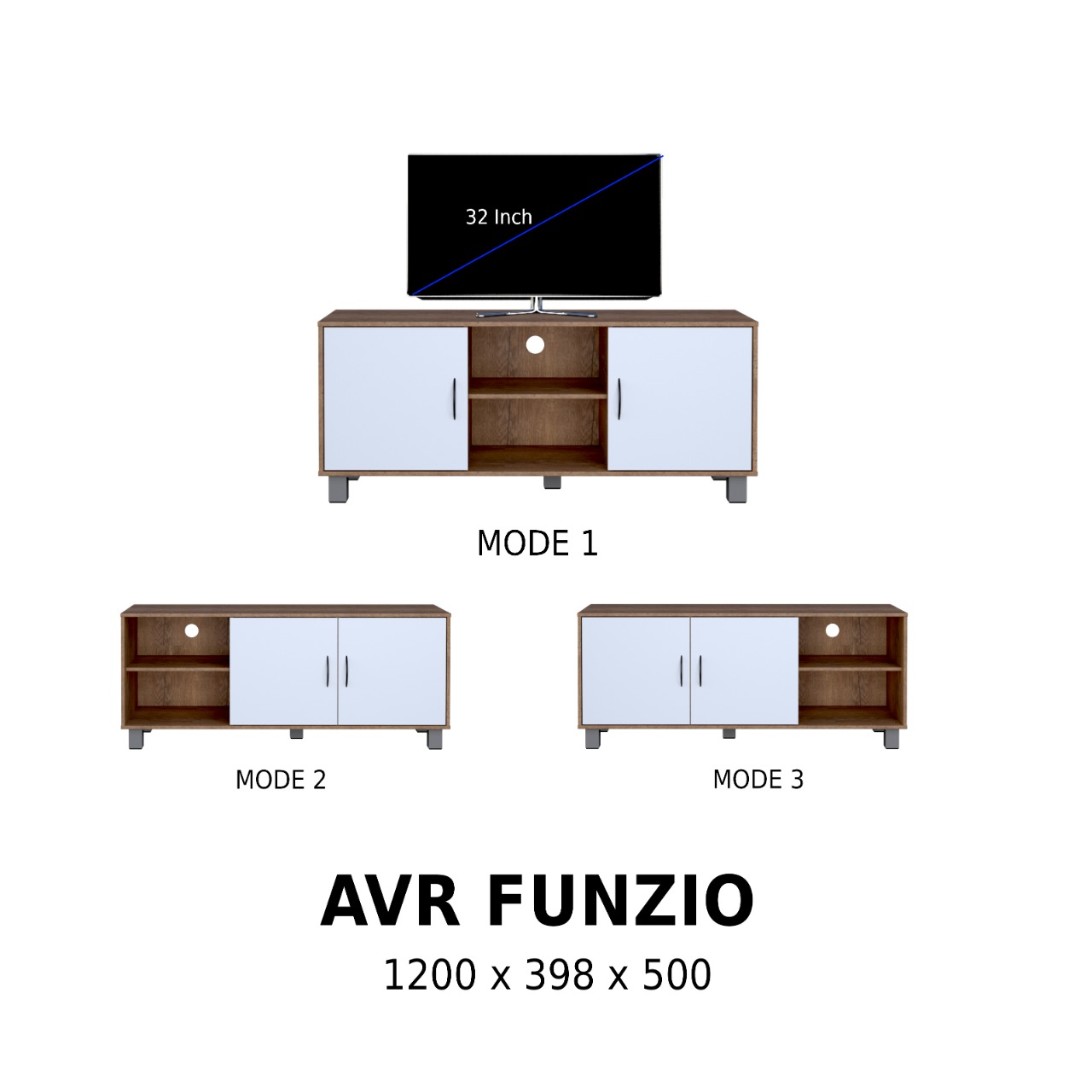 MEJA TV RAK TV OLYMPIC AVR FUNZIO GESER SLIDING | Lazada Indonesia