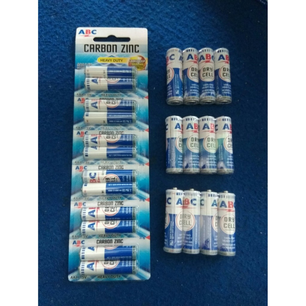 BATERAI ABC BIRU AAA A3/ ABC BATTERY BIRU AAA A3 1,5 VOLT ISI 2 PCS ...