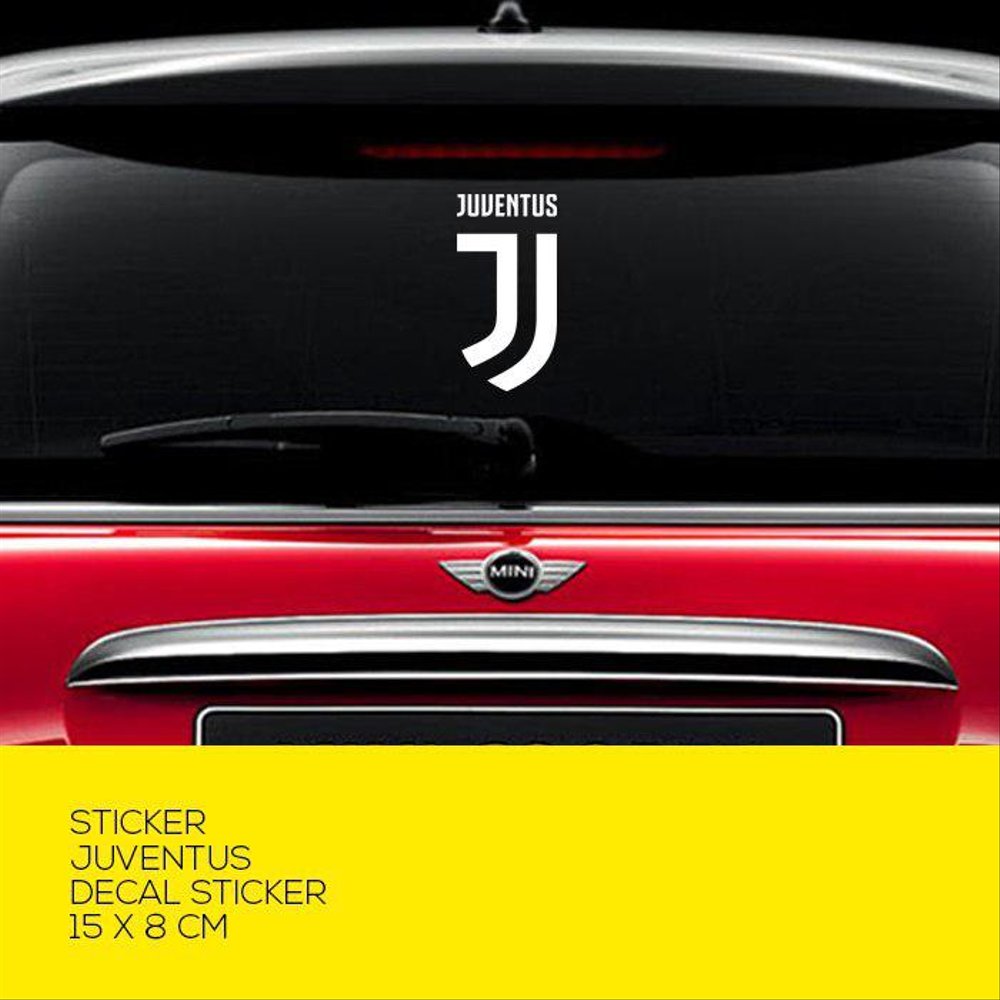 READY STOCK Cutting Stiker Bola Logo New Juventus Sticker Mobil Lambang ...