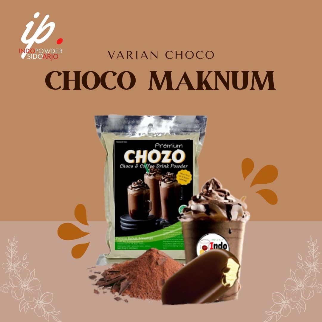 Bubuk Coklat Magnum 1 Kg / Bubuk Minuman Coklat rasa Magnum 1 Kg Chozo ...