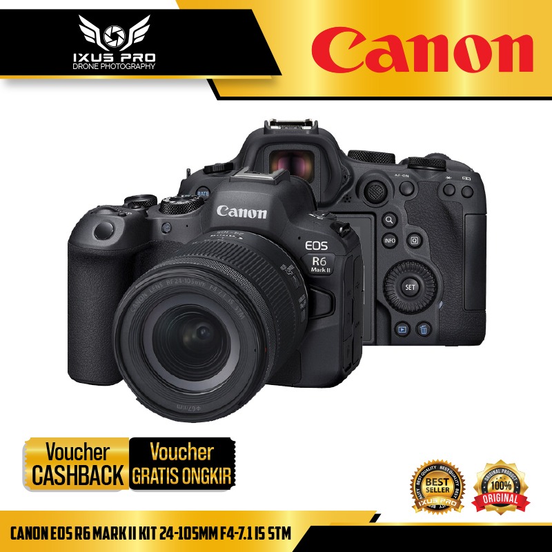 Canon EOS R6 Mark II kit 24-105mm f4-7.1 IS STM R6 II 24-105 mm ...