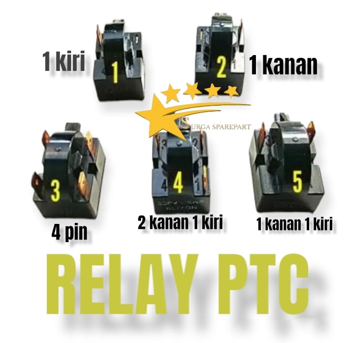 PTC relay kulkas lengkap / rilay kulkas 1 pintu dan 2 pintu | Lazada ...