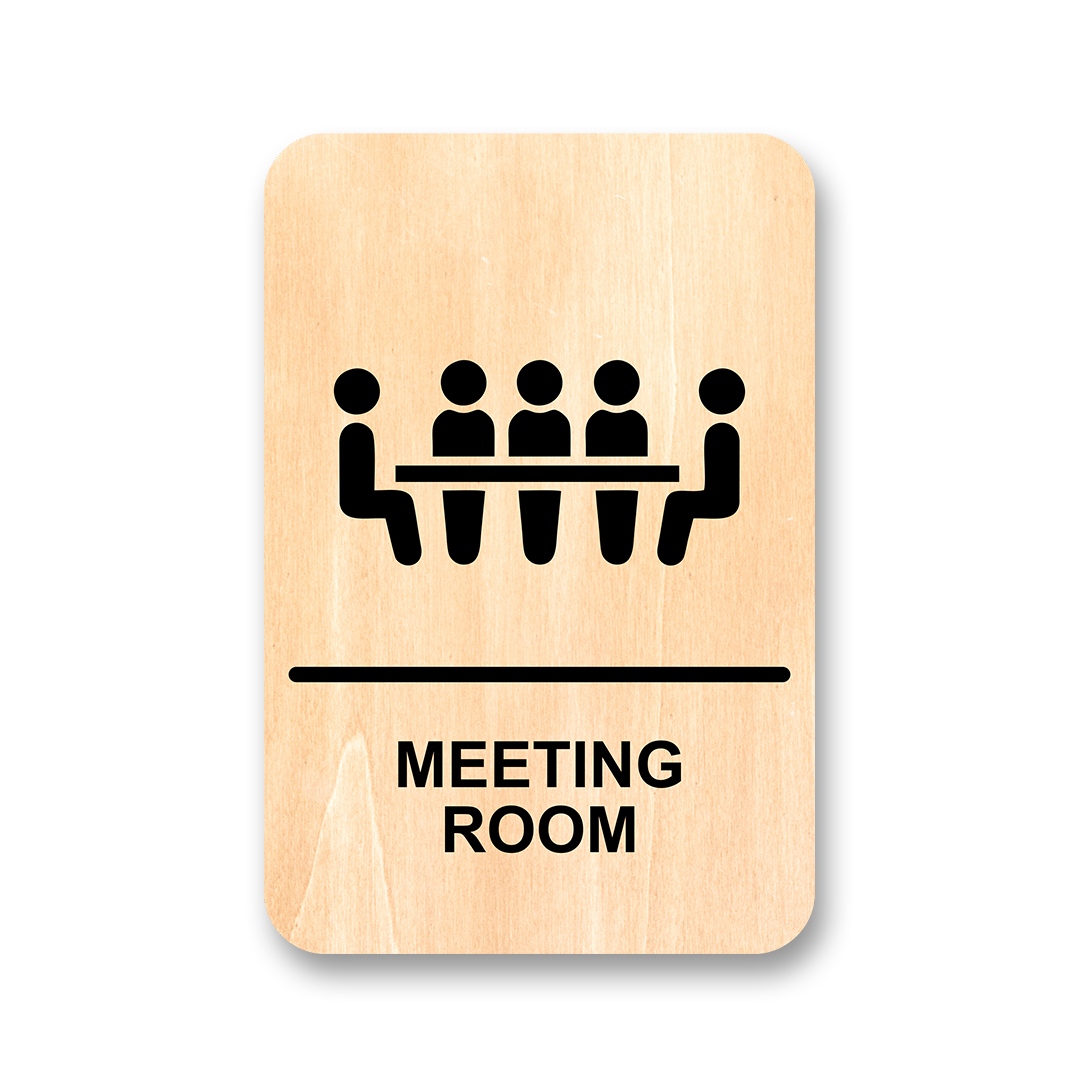 papan tanda meeting room - signage meeting room - door sign | Lazada ...