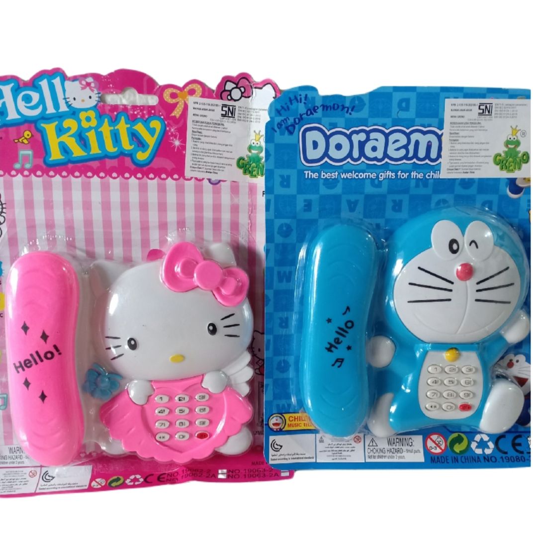 COD HADIAH ANAK BAYI / BALITA Hp Hello Kitty bisa bunyi dan Nyala ...