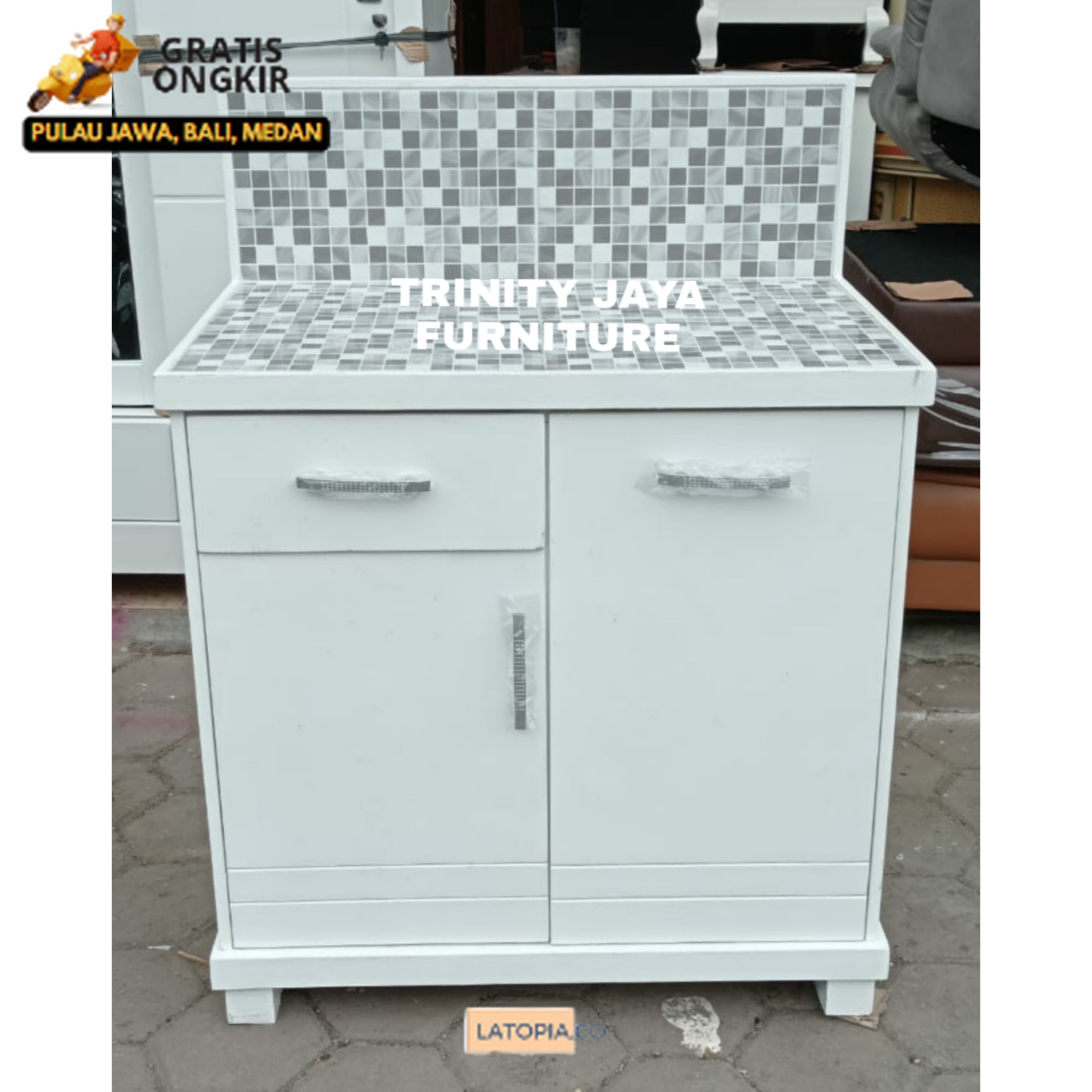 Kitchen Set - Meja Dapur Bawah 2 Pintu - Minimalis Modern - Produk ...