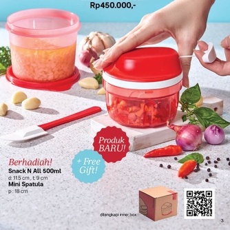 Tupperware SuperSonic Chopper dengan Free super sonic Tupperware ...