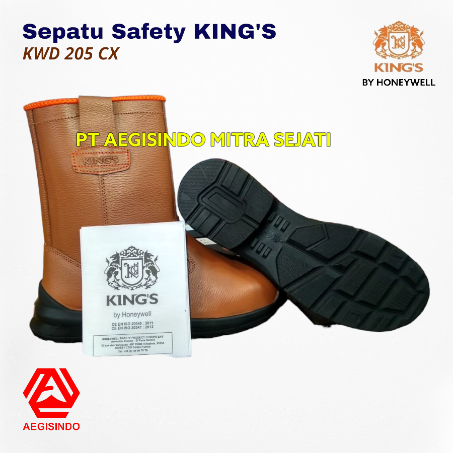 Sepatu Safety Shoes KINGS KWD 205CX Original By Honeywell | Lazada ...