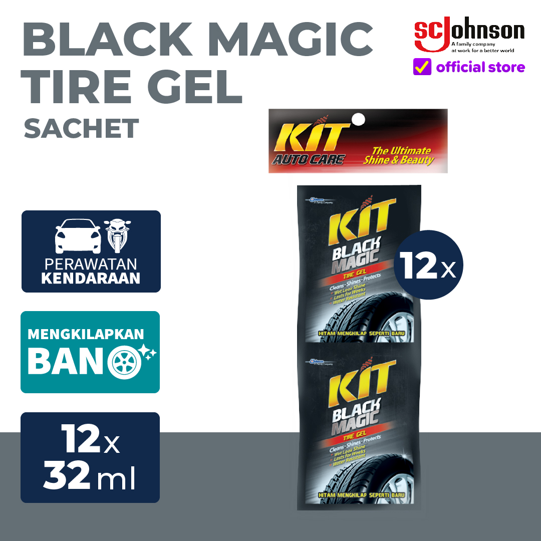 KIT Black Magic Tire Gel Sachet Hanger 32ml | Lazada Indonesia