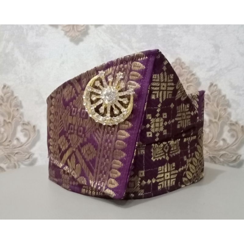 TANJAK MELAYU FULL SONGKET IKAT PIAL AYAM ORNAMEN KHAS MELAYU KUALITAS ...