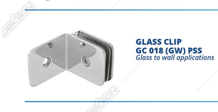 Glass Clip Dekkson GC 018 Klip Kaca Tembok Dekson | Lazada Indonesia