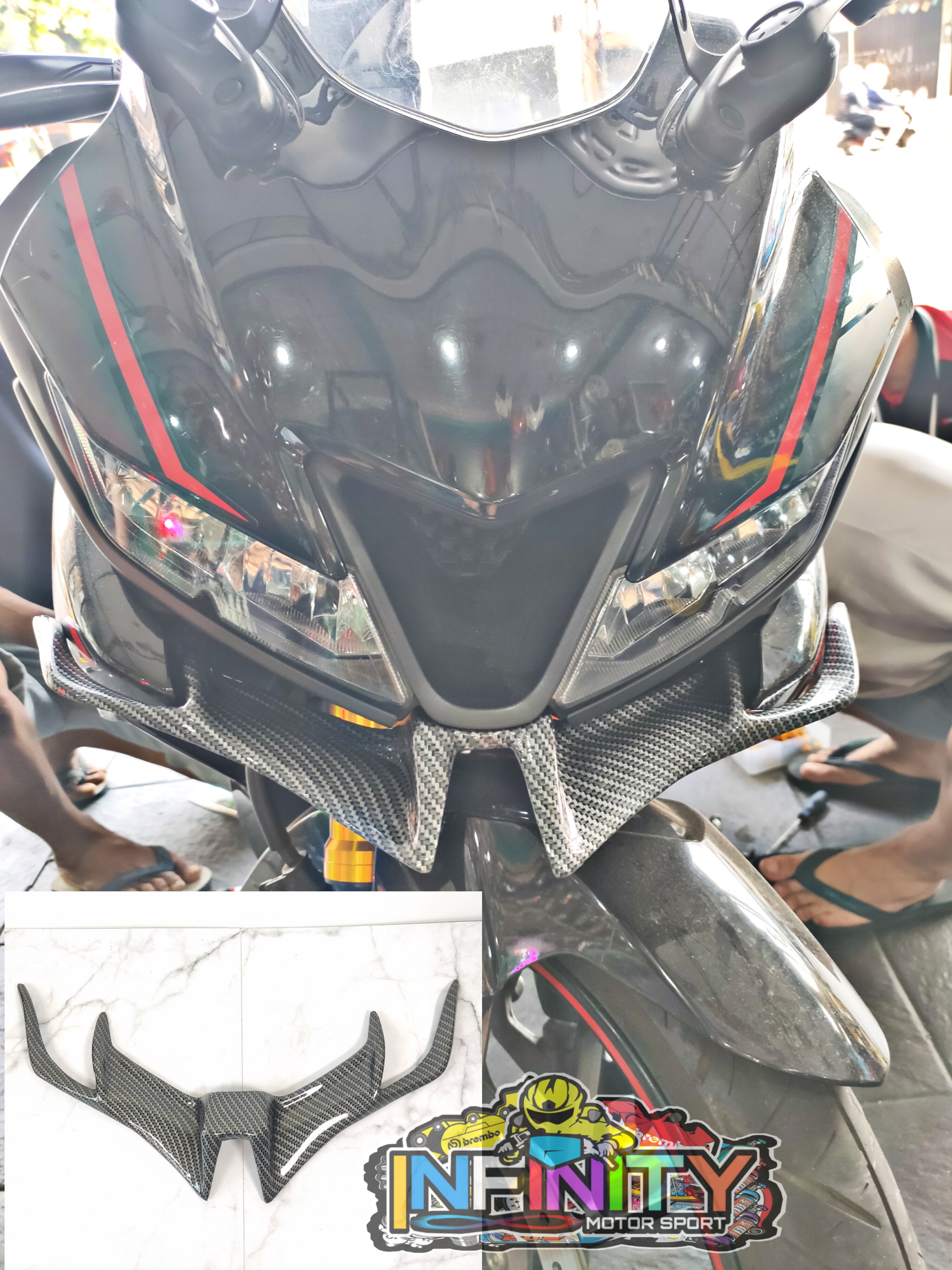 WINGLET R15 V3 CARBON WINGLET R15 VVA CARBON YAMAHA R15 | Lazada Indonesia