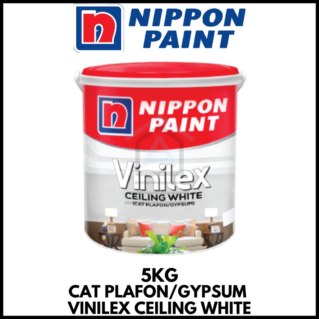 Cat Plafon / Gypsum Vinilex Ceiling White Kemasan 5 Kg / NIPPON PAINT ...