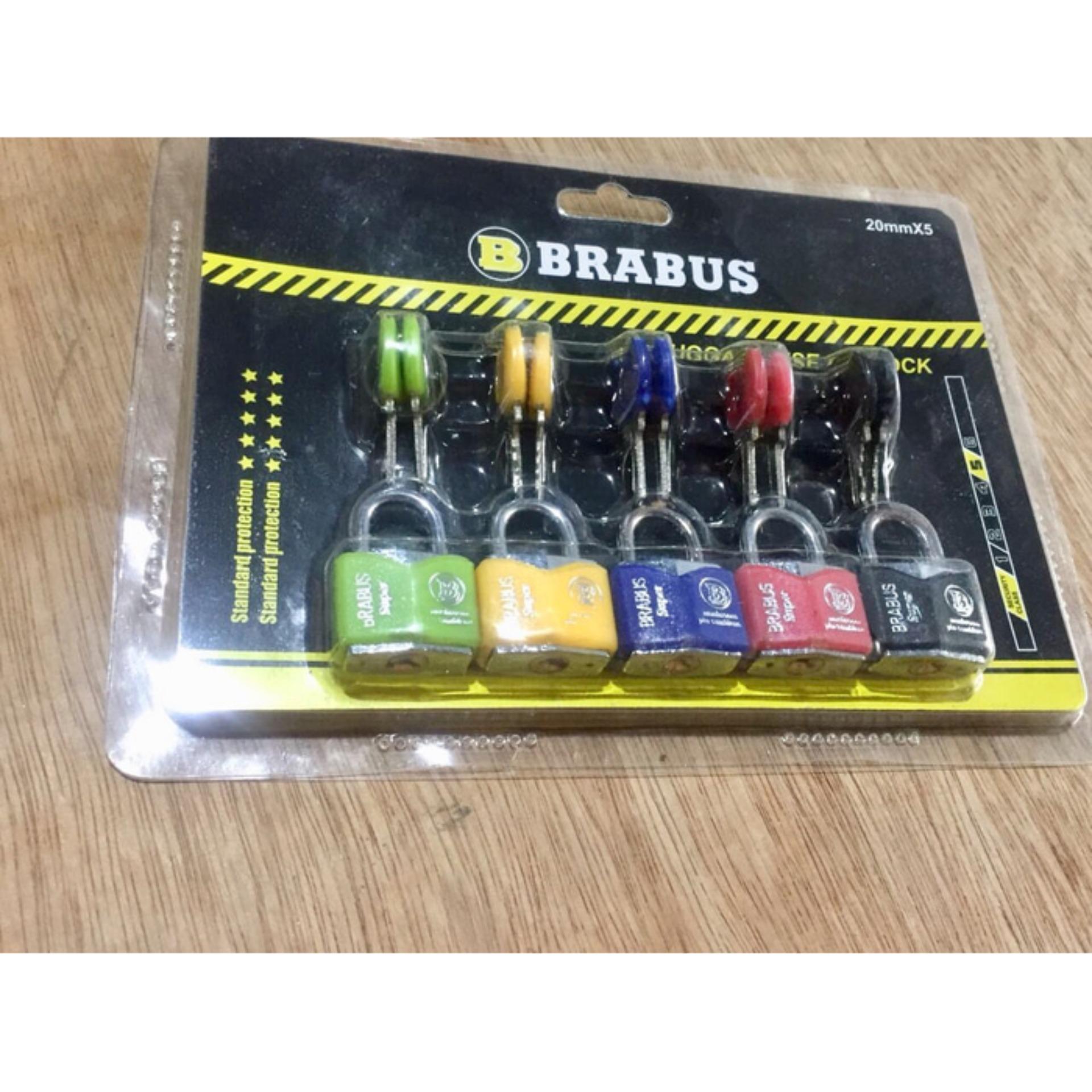 Gembok warna-warni koper/tas kecil brabus set isi 5 minimalis lucu ...
