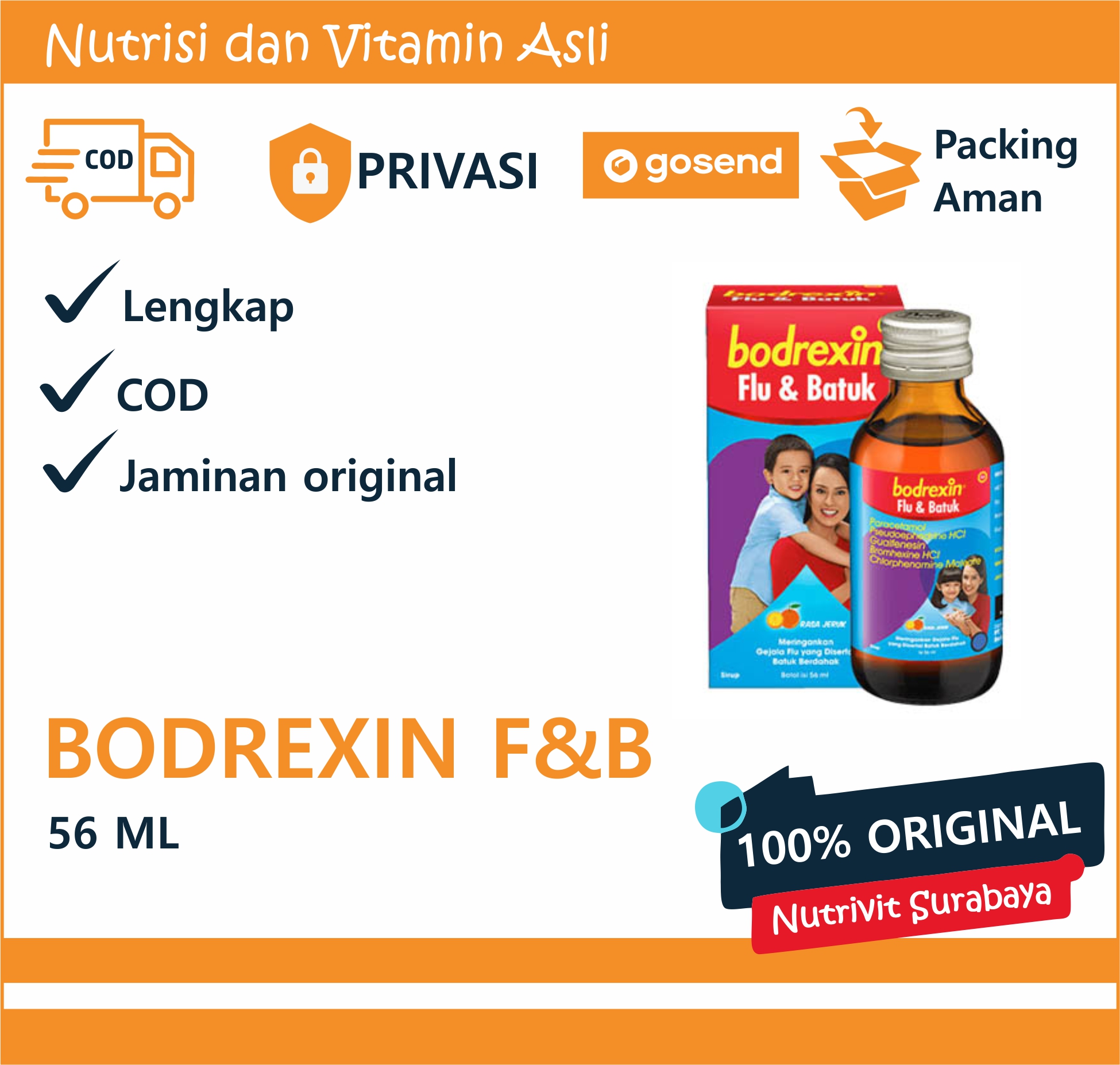 Bodrexin Flu & Batuk PE syrup | Lazada Indonesia