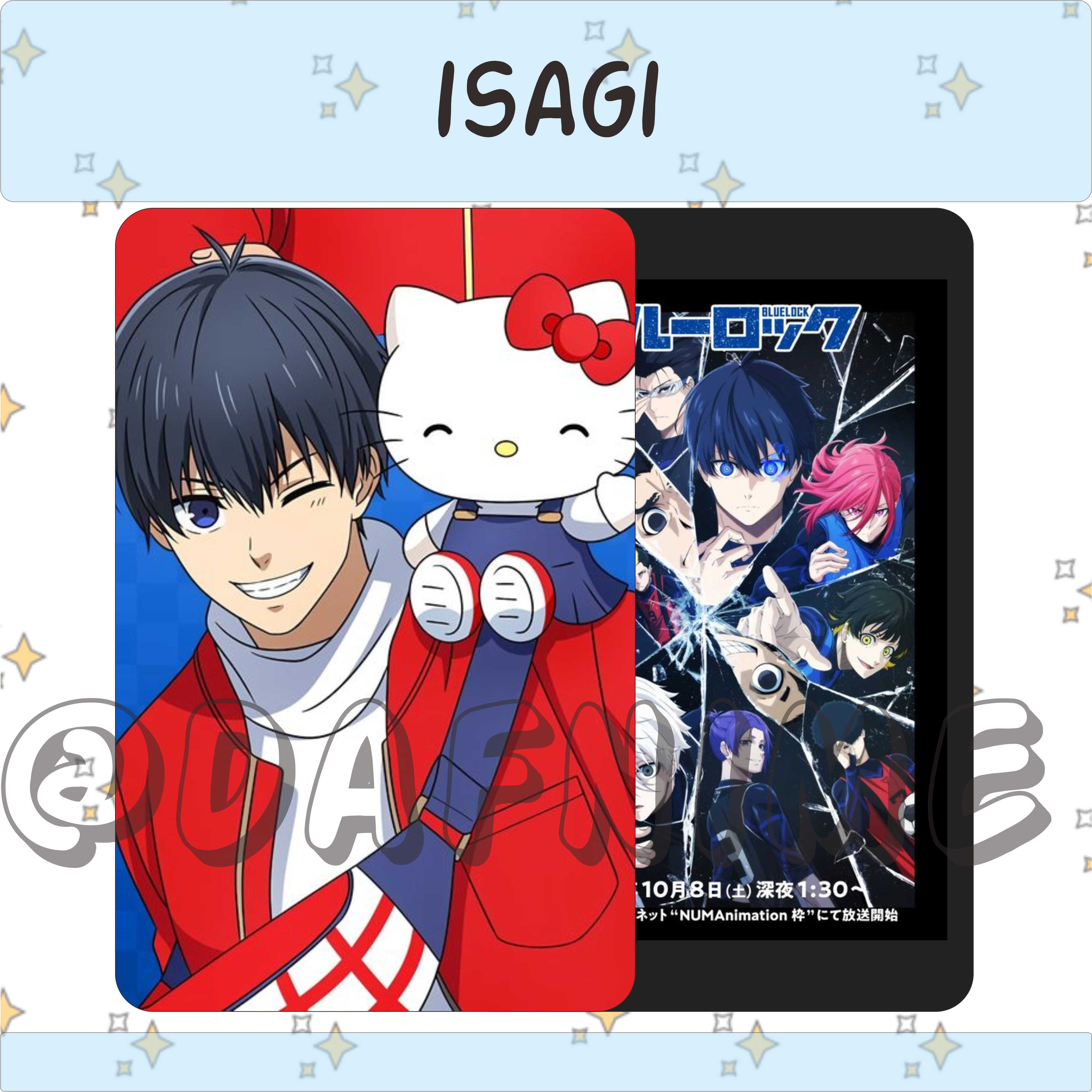BLUE LOCK CHARACTER EDITION PHOTOCARD ANIME | Lazada Indonesia