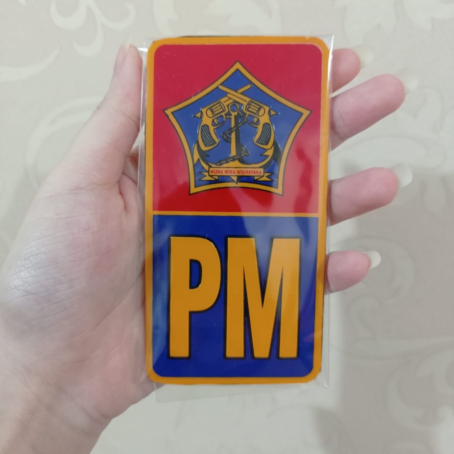 Sticker PM - Sticker Emboss PM - Polisi Militer | Lazada Indonesia