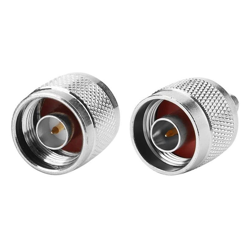 2Pcs Type N Male to SMA Female Coaxial Adapter Test Converter RF ...