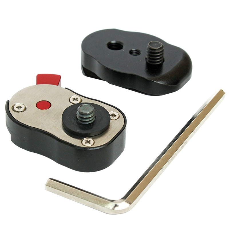 Professional 1/4inch Mini Quick Release Plate System for any Tripod ...