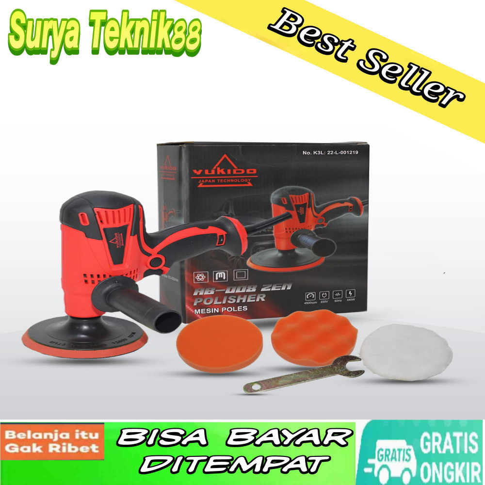 Mesin Poles Mobil 5 Inci - Polisher 5 Inch - Mesin Poles Motor - Car ...
