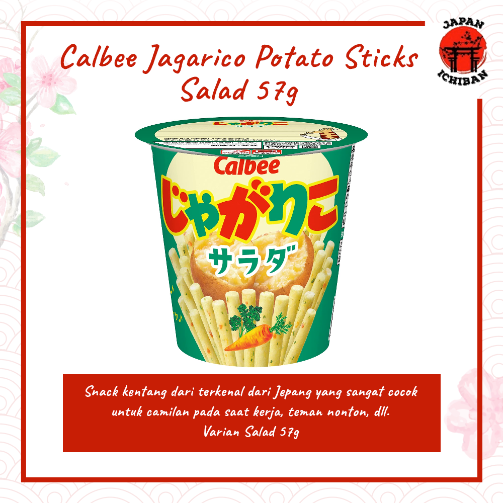 Calbee Jagarico Potato Sticks (Snack Kentang) Original Japan | Lazada ...