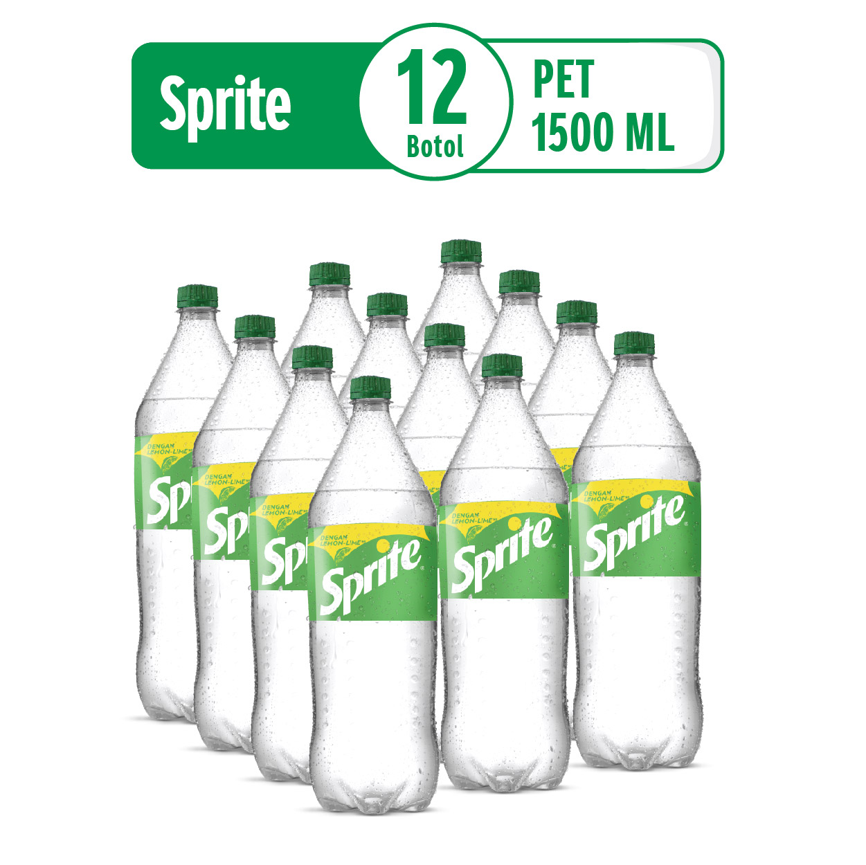 Sprite Botol - 1.5L x 12 pcs | Lazada Indonesia