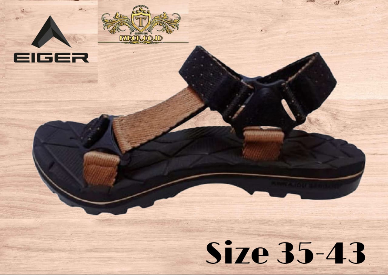 romo Eiger hitam polos COD//Sandal japit Gunung / Eiger Store Original ...