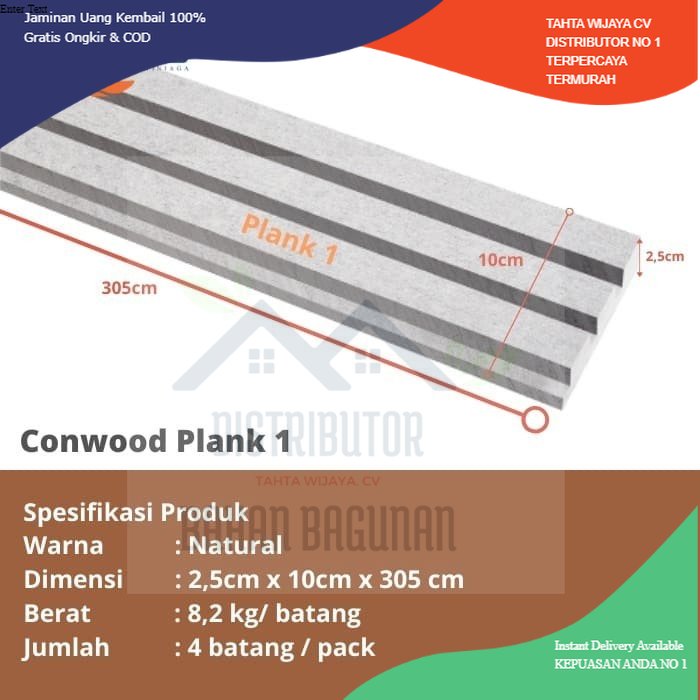 Conwood Plank 1 | Lazada Indonesia