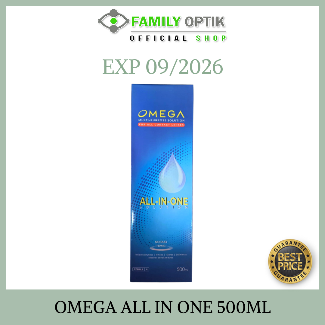 Omega All In One 500ml Multi Purpose Solution Air Softlens | Lazada ...