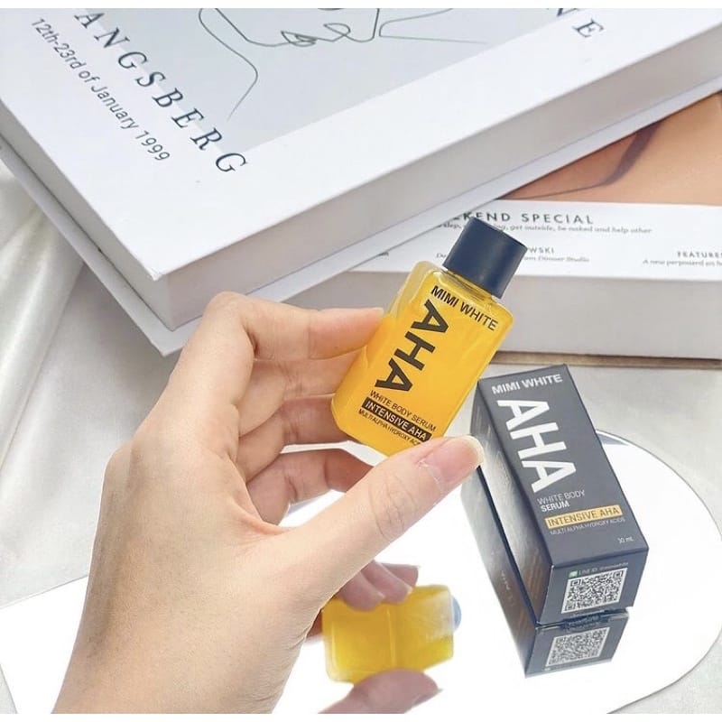 MG - Aha Mimi White Serum Badan Viral - Mimi White AHA White Body Serum ...