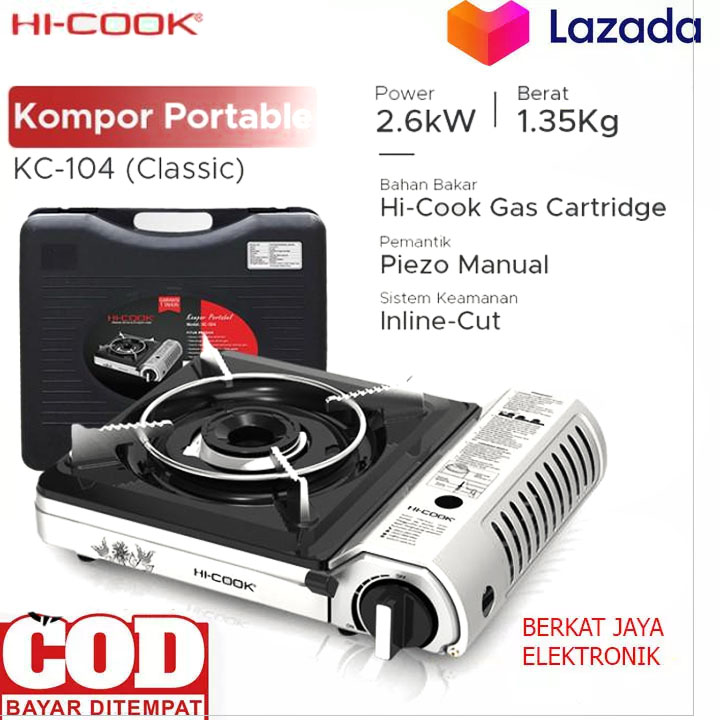 HARGA PROMO!! Kompor Portable Hi-Cook KC -104 / Hi-Cook kompor Portable ...