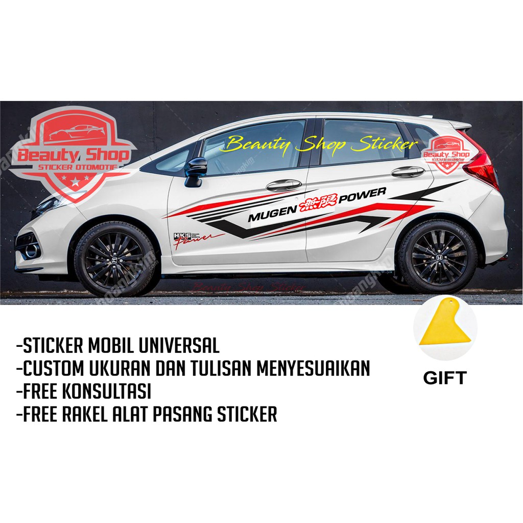 stiker honda mugen power cutting sticker mobil honda list stripe body ...
