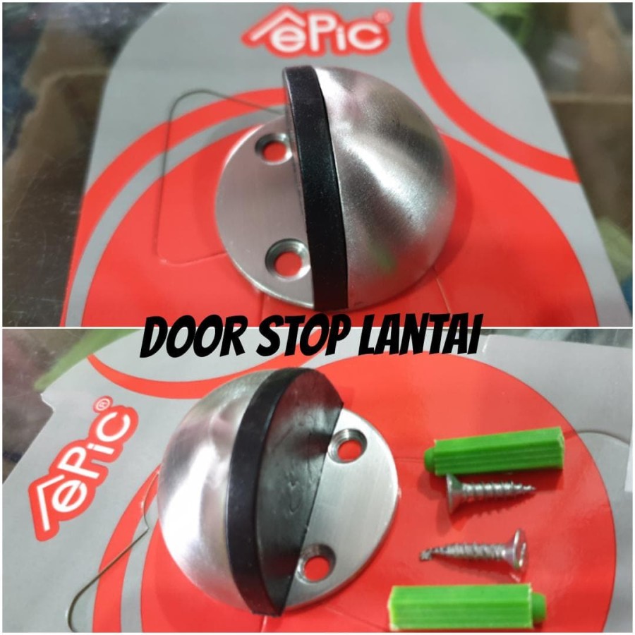 Door Stop Lantai Stainless / Penahan Pintu / Ganjelan Pintu | Lazada ...