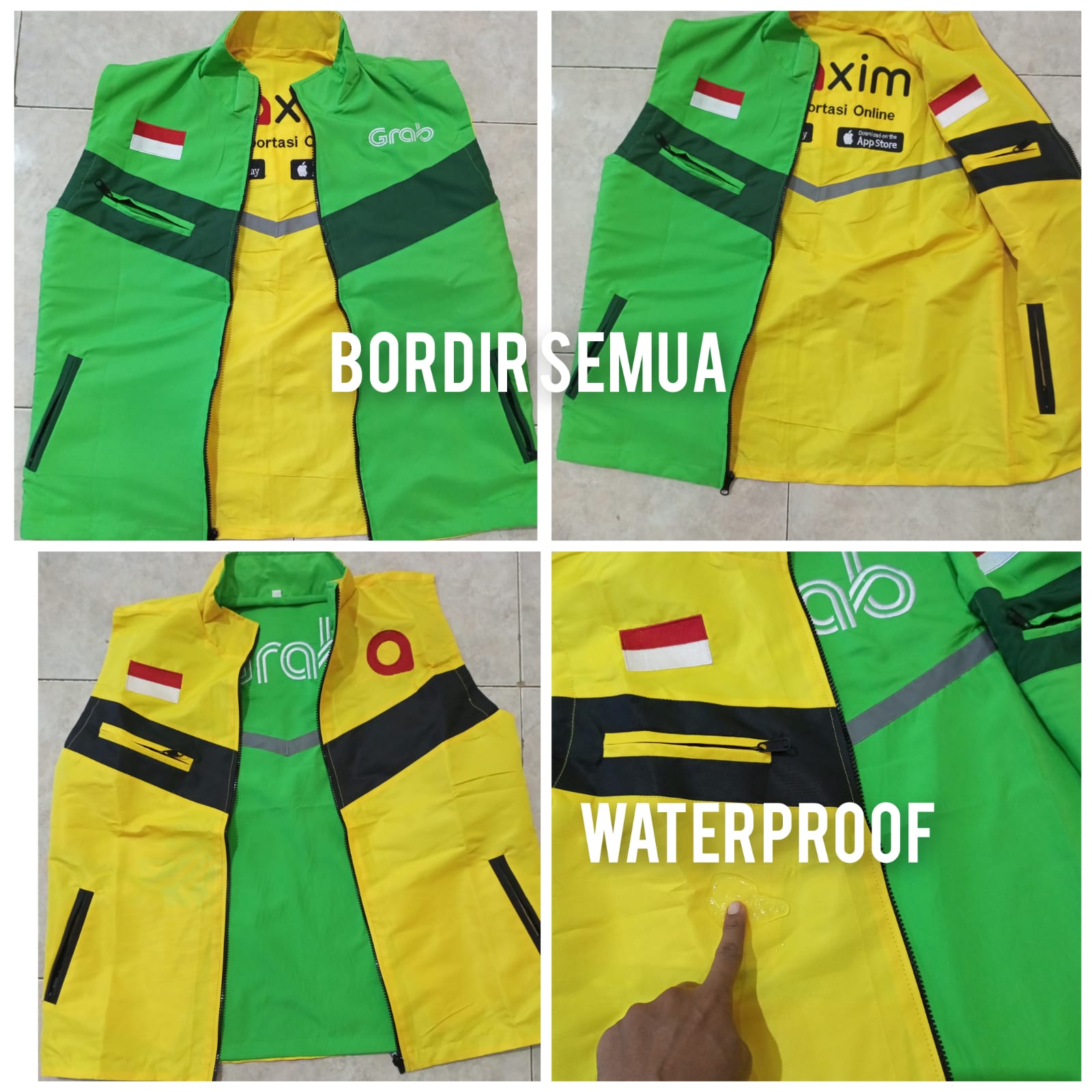 ROMPI MAXIM GRAB MAXIM INDO BORDIR | Lazada Indonesia