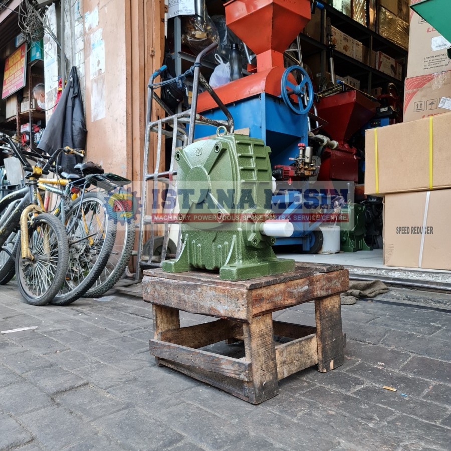 GEAR PELAMBAT PUTARAN DINAMO ( GEARBOX SPEED REDUCER WPA 120 WORM ...