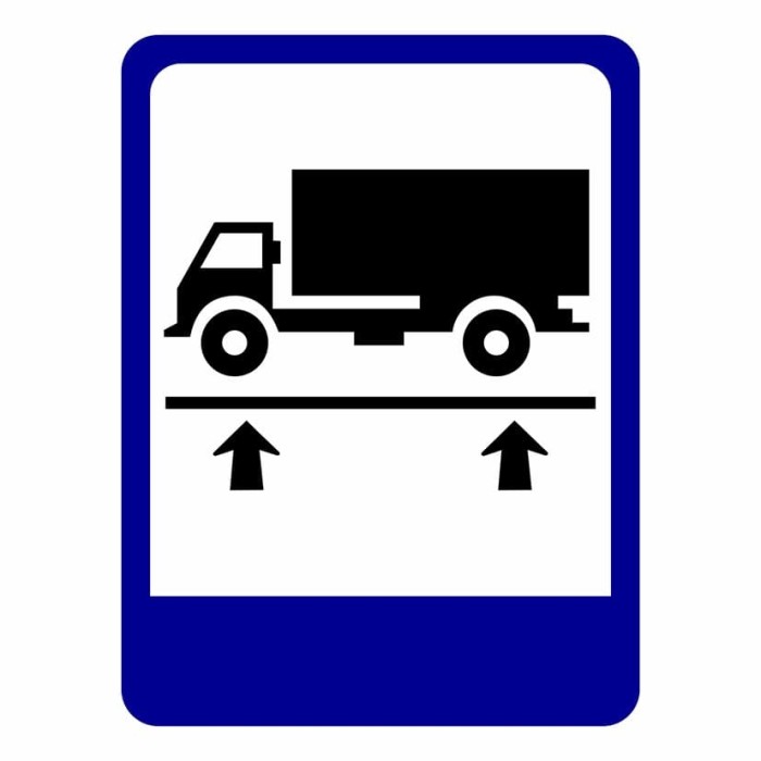 Rambu Sign Jembatan Timbang 45 x 60cm Plat Alumunium | Lazada Indonesia