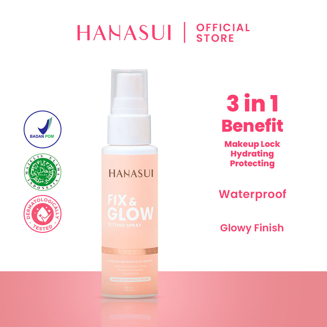 Hanasui Fix & Glow Setting Spray | Lazada Indonesia