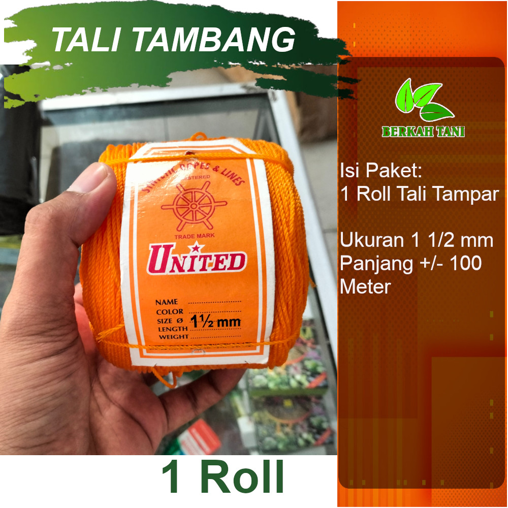 Tali Tambang Tali Jala Burung 1,5 mm Panjang 100 Meter | Lazada Indonesia