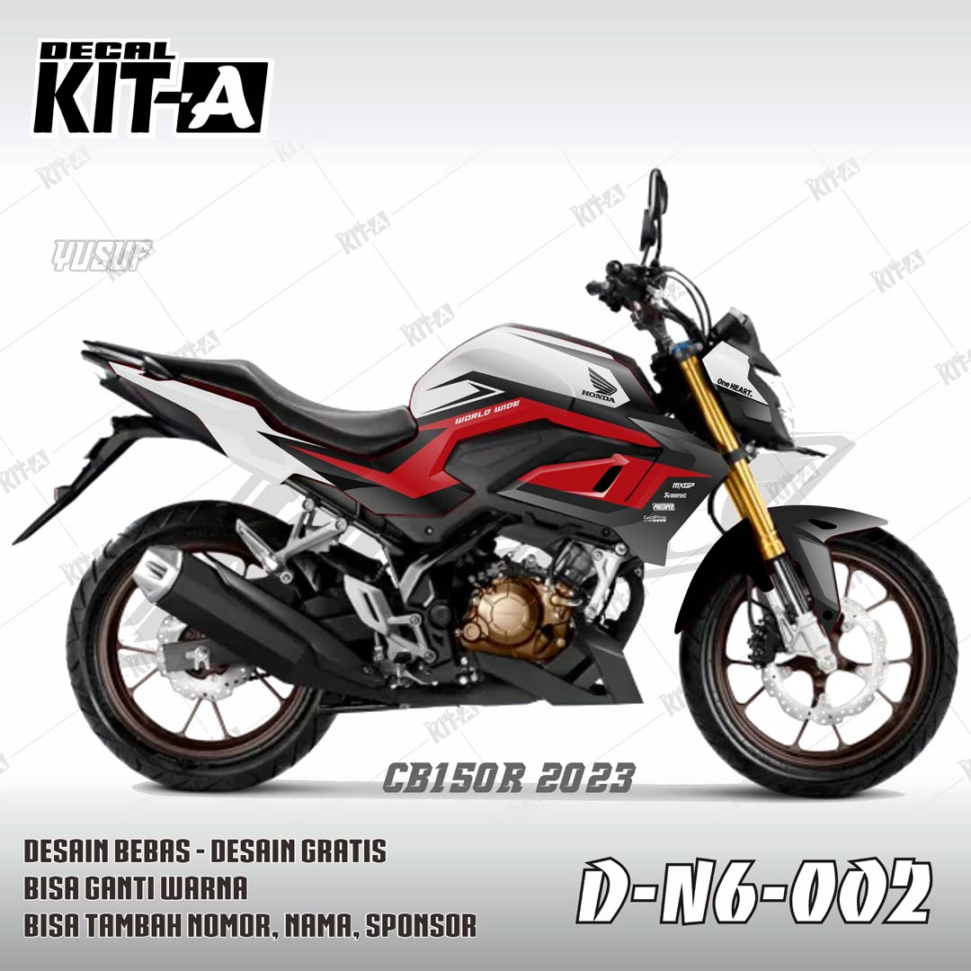 Stiker CB 150 R 2020 decal sticker motor custom design D-N6-000 N6-002 ...