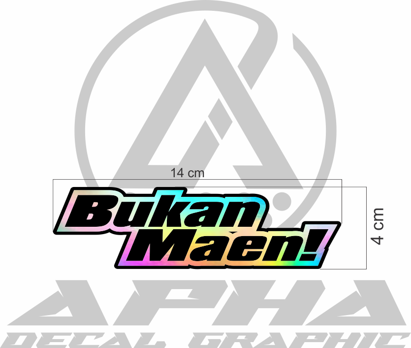 SIKER STICKER CUTTING KATA KATA VIRAL BUKAN MAENHOLOGRAM MURAH KEREN ...