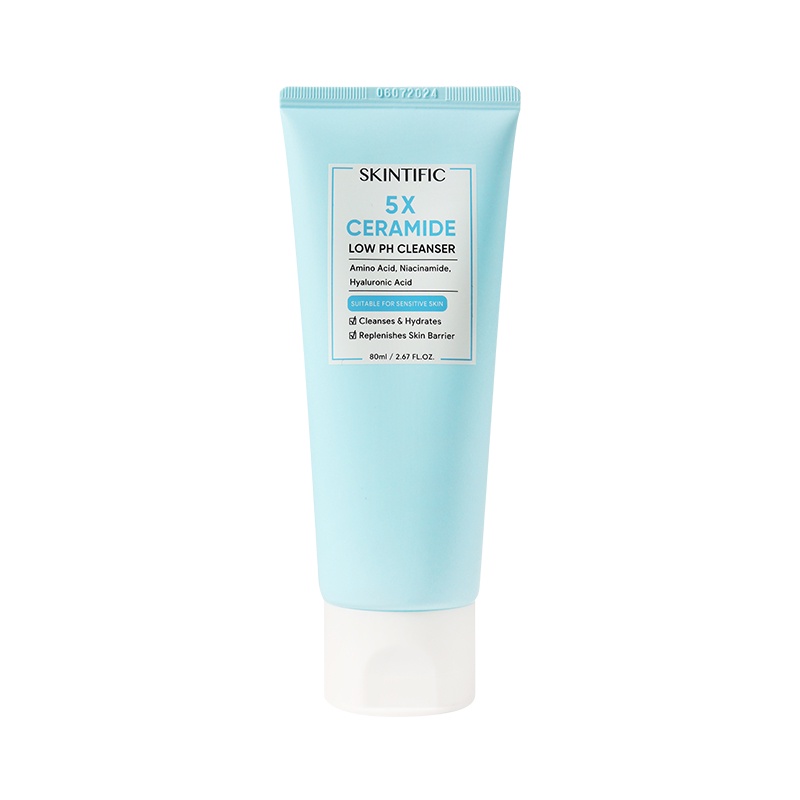 【5X Ceramide】SKINTIFIC 5X Ceramide Low pH Cleanser & 5%Ceramide Barrier ...