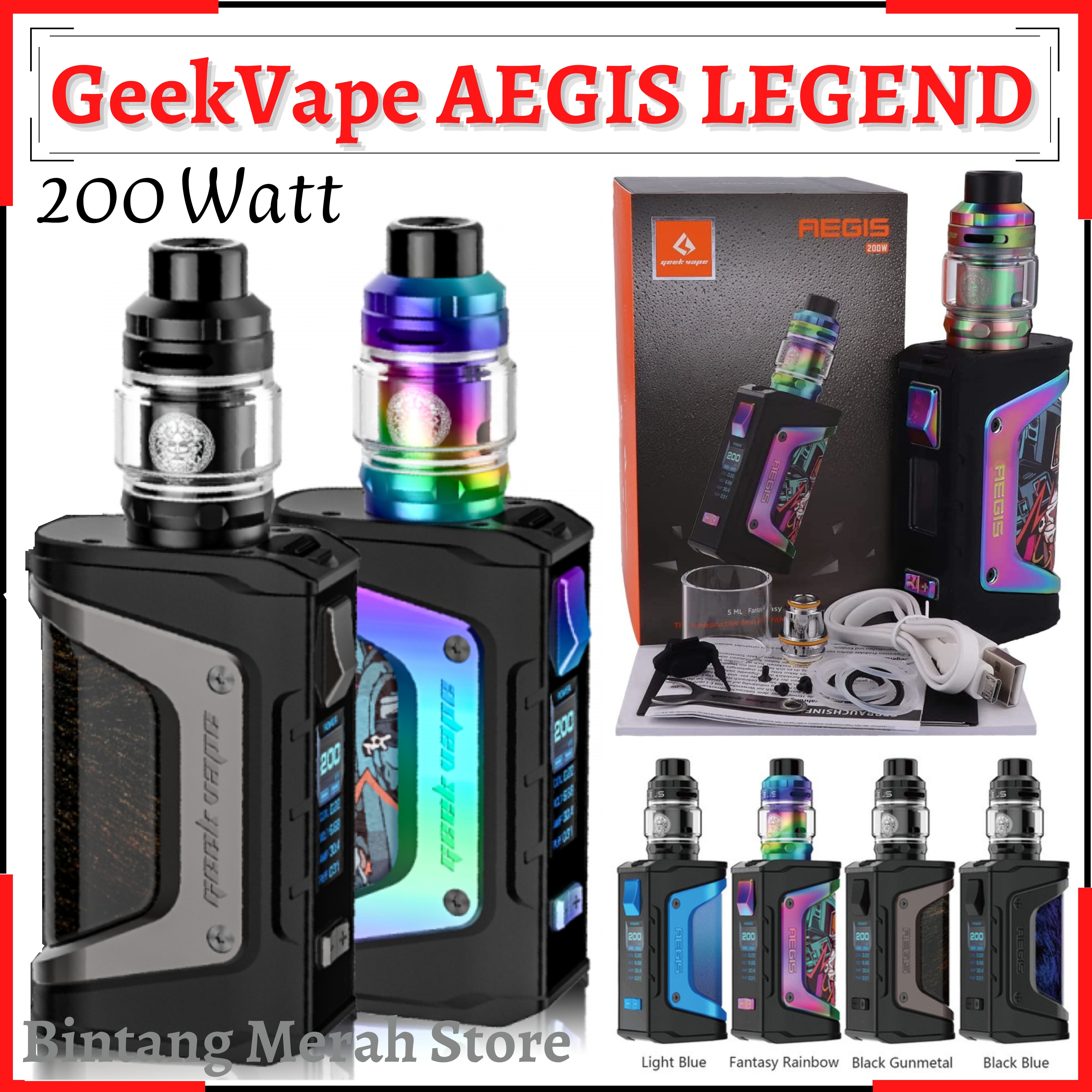 NEW~GeekVape Aegis Legend 200W Kit | Aegis 200W By GeekVape | vape1 ...