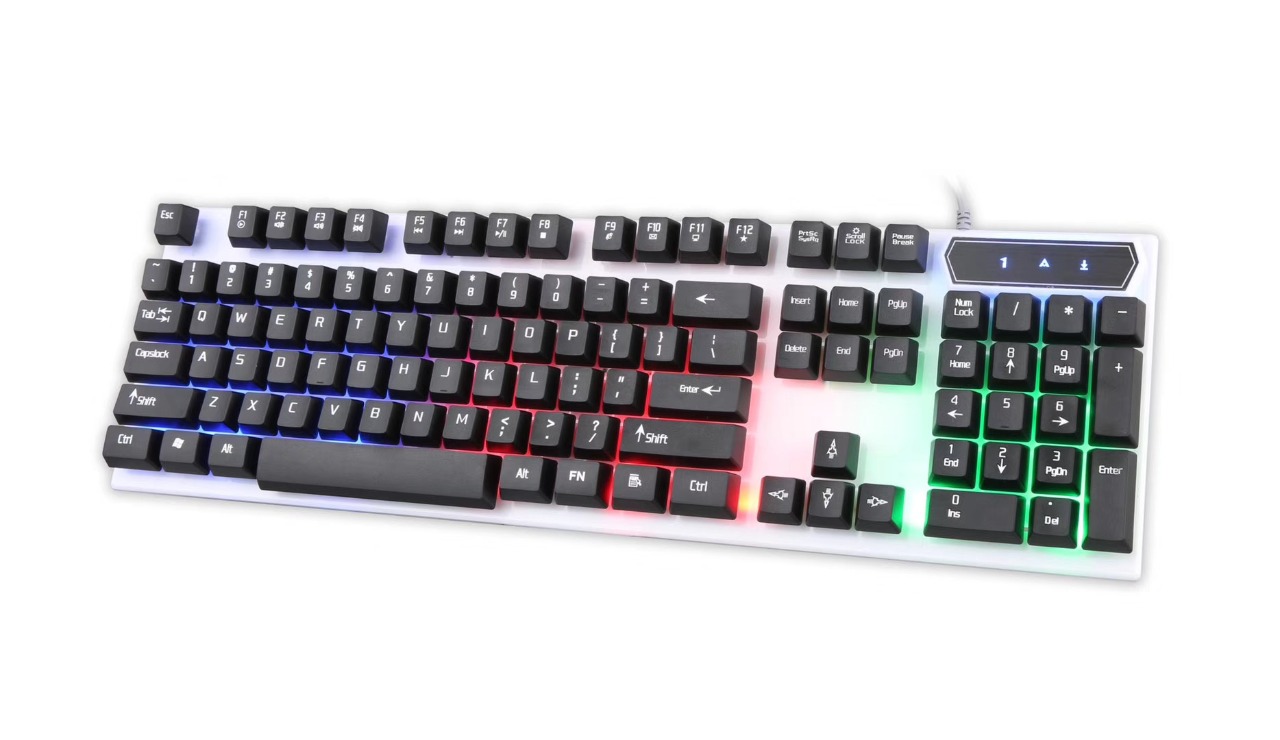 Jertech Keyboard Gaming K358 Led Rgb Bachlight Support All Komputer