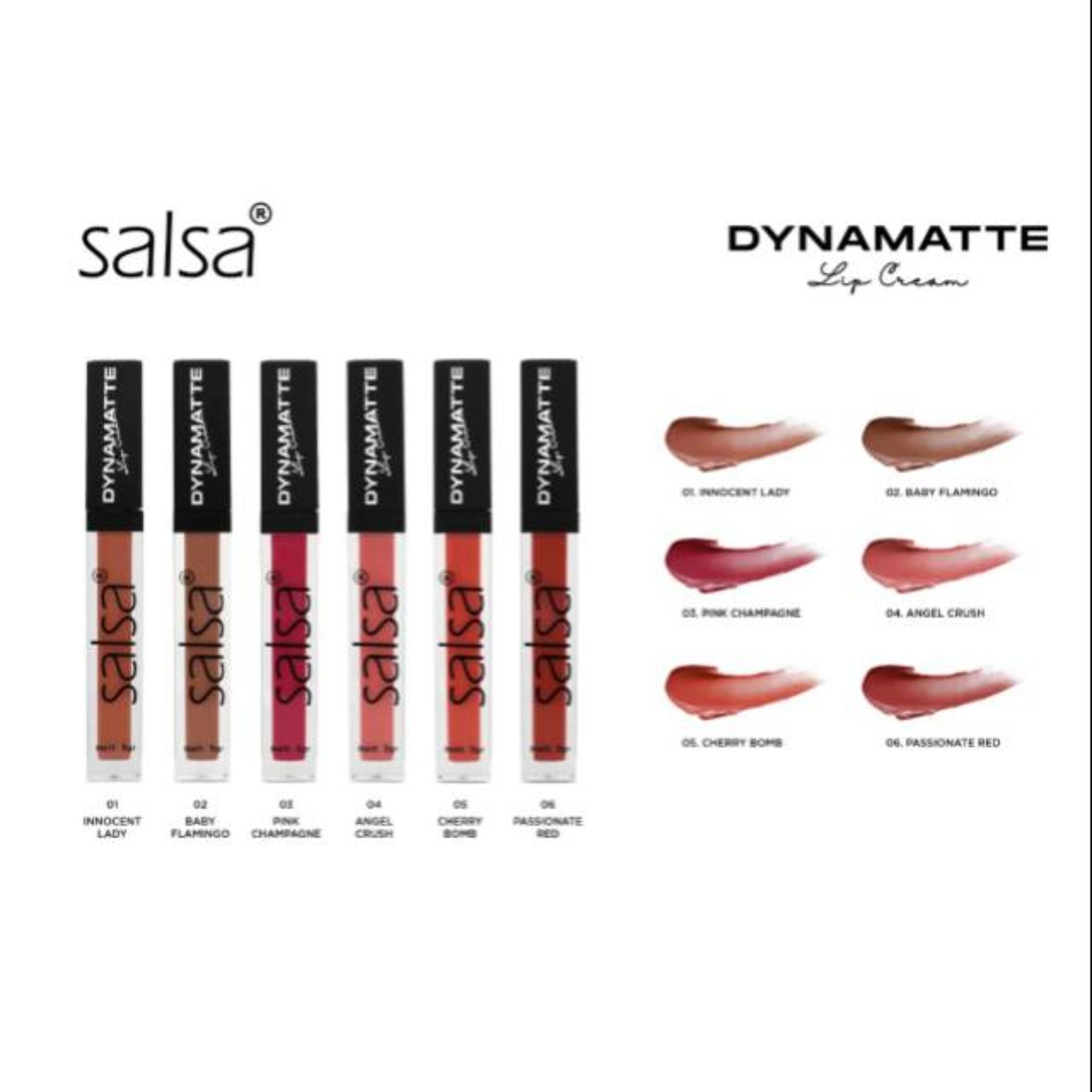 DM-Salsa Dynamatte Lip Cream Salsa - 01 Innocent Lady | Lazada Indonesia