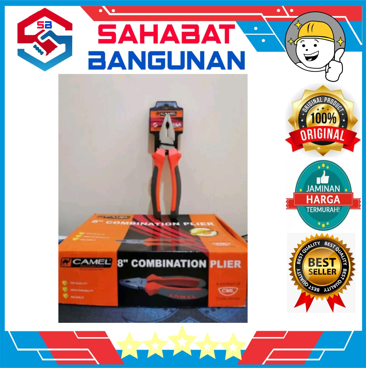 TANG COMBINASI 8 INCH CAMEL - TANG COMBINATION CAMEL - TANG KOMBINASI 8 ...