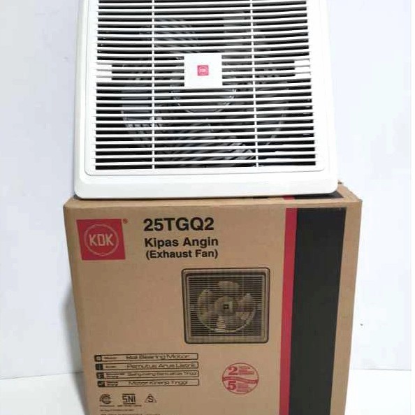 KDK Exhaust Fan Ceiling Plafon Plapon Kipas Hisap KDK 20TGQ KDK-20-TGQ ...